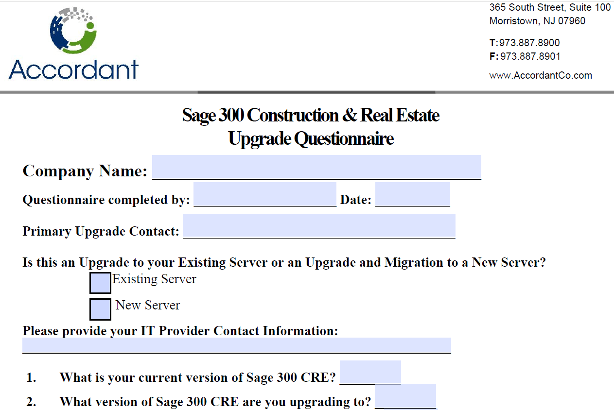 How to Backup & Upgrade Sage 300 Construction (CRE)